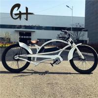 China Single Speed 750W 28MPH 48V 17AH 24inch 3.0 Tire Chopper Electric Bicycle Beach Cruiser for sale