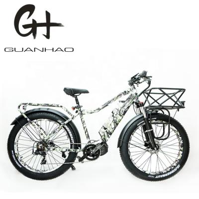 China Disc Brake 26inch 1000W Electric Mountain Bike with 17AH Battery and BaFang M620 Motor for sale