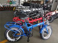 China 10.5 AH Battery Capacity 500W Folding Fat Tire Foldable Electric Bike E Bike Bicycle for sale