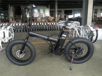 China Advanced Disc Brake Folding Fat Tire E-Bike 20 4.0 Electric Bicycle with 23kg Weight for sale