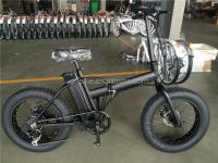 China Advanced Disc Brake Folding Fat Tire E-Bike 20 4.0 Electric Bicycle with 23kg Weight for sale