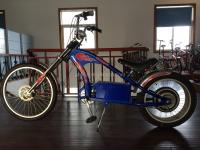China Electric Bicycle Adult Chopper Bike with Plastic Pedal and Brushless Motor at Best for sale