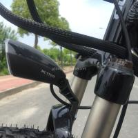 China Hidden Battery Electric Mountain Bike with Steel Fork and 21 Speed Gears for sale