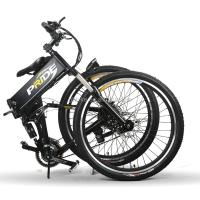 China Green Power Frame 26inch 350W 36V Folding Electric Bicycle Carbon Steel Frame for sale