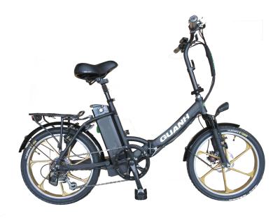 China Folding Electric Bike for Israel Green Bike 350W Mag Wheel 36V Voltage 7 Speed Gears for sale
