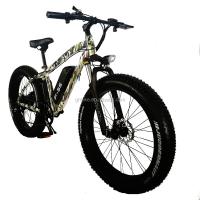 China 26inch 750W Camouflage Army Color Snow Electric Bicycle 48V NO Foldable for sale