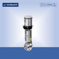 China Sanitary Pneumatic Threaded Butterfly Valves for sale