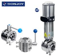 China Sanitary Pneumatic Threaded Butterfly Valves for sale