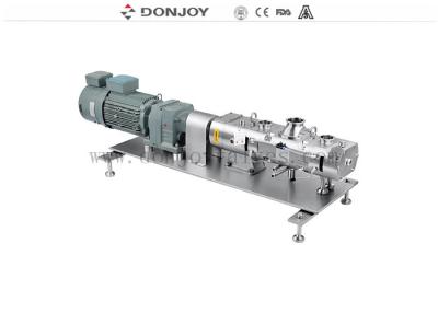China SS316L Two Head Twin Screw Pump For Big Particle Products for sale