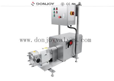 China Hygienic Rotary Lobe Pump For Transfer High Viscosity Products for sale