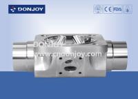 China 1 inch sanitary multiport Diaphragm valve with Dead leg design for Pharmaceutical processing for sale