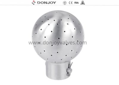 China SS316L Donjoy Fixed Clenaing Ball With Pin Connection For Tank for sale