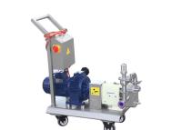 China SS316L DONJOY TUL-80 rotary  lobe pump with Mechanical motor and trolley for sale