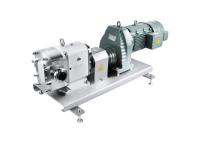 China SS316L stainless steel TUL-20 rotary lobe pump for regulating syrup candy chocolate pharmacy for sale