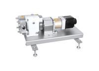 China TUL-23 High Purity  lobe rotary pump with servo motor for transfer  chocolate with 1.5