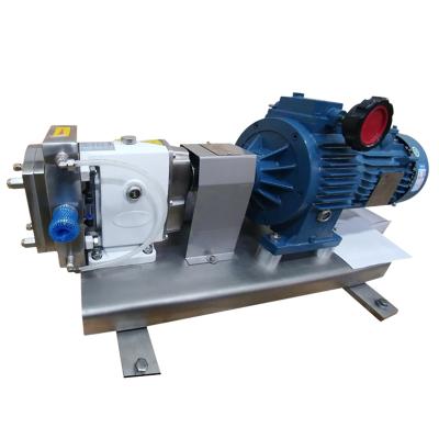 China TUL-55 Positive rotary lobe Pump With Motor For Tomato Sauce Transfer for sale