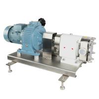 China Donjoy Rotary Lobe Pump With 3 Leave Rotors  For Chocolate Transfer for sale