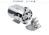 China Viscosity High Purity Pumps , Mini Rotary Lobe Pump For Cheese And Whey Yogurt Transfer for sale