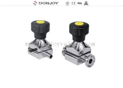 China Mini Direct way Clamp Sanitary Diaphragm Valve with plastic handwheel for sale