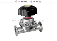 China 1 inch - 4 inch 316L Manual or Pneumatic Sanitary Diaphragm Valve with EPDM+PTFE for sale