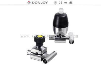 China 316L Mini - type Tee Three - way Sanitary Diaphragm Valve T type Tee for sale