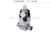 China 316L SS Direct way Clamp Sanitary Diaphragm Valve with Stainless steel actuator for sale