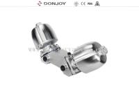 China Stainless Steel Actuator Welding Multiport  Pneumatic Sanitary Diaphragm Valve for sale