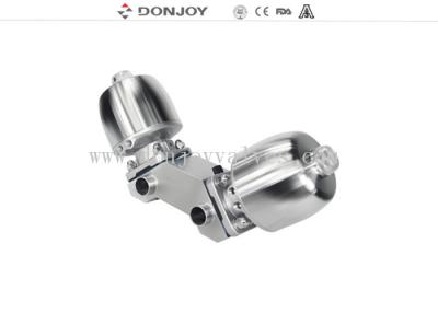 China Stainless Steel Actuator Welding Multiport  Pneumatic Sanitary Diaphragm Valve for sale