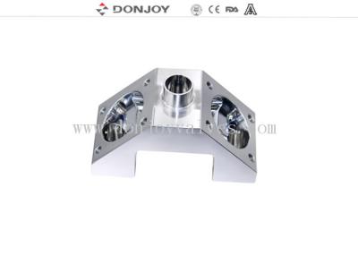 China stainless steel 316L Multiport Diaphragm Valve with Plastic Hand Wheels for pure water process for sale