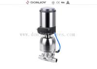 China 316L DONJOY Sanitary Diaphragm Valve Regulating Valve with ILTOP Positioner for sale
