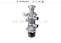China SS316 Multiport Radial Diaphragm Valve with manual / pneumatic interchangeable for sale