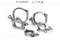 China Heavy Duty Clamp DIN 10-DN300 Size With Wing Nut Sandblasting Finish for sale