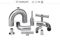 China Hygienic fittings 3 way 180 degree Bend,Concentric Reducer  ASME BPE for sale