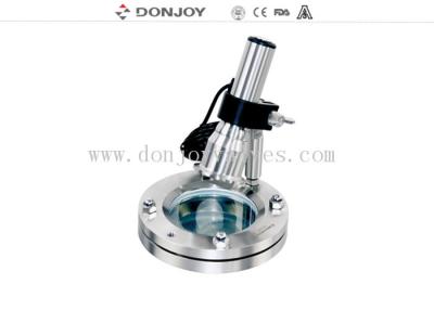 China Flange Sight Glasses With DC 24V Multi Angle Light for sale
