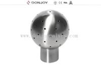 China Fixed 360 Degree Tank Spray Balls for Cleaning , Stainless Steel 304 Pin Connection Clean Head for sale