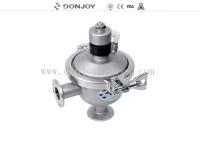 China Mini Constant pressure Valve V type with clamped connection EPDM PTFE Gasket for sale