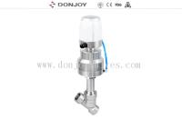 China ss316L BSP Thread  Pneumatic Angle Seat Valve with Mini- C-Top for sale