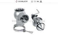 China Flange Connection Reversing Seat Valve EPDM 316L Stainless Steel Mini Pneumatic Divert for sale