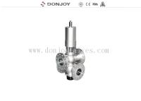 China DN40 Sanitary Mixproof Valve With Pneumatic Actuator for sale