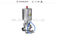 China E-C Welding DN100 SS316L Double Seat Mixproof Valve for sale
