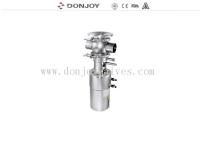China Pneumatic Mixproof Tank Bottom Valve with Intelligent Positioner EPDM Gasket for Precise Control for sale
