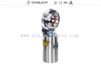 China Stainless Steel Pneumatic Sanitary Butterfly Valve for sale