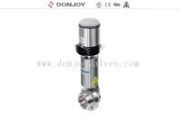 China Sanitary Pneumatic Threaded Butterfly Valves for sale