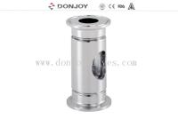 China SS316L / 1.4404 sanitary tubular sight glass with clamped connection 1/2
