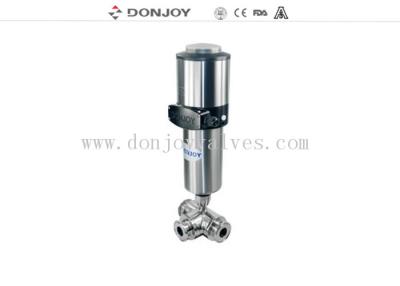 China Pnuematic three link Sanitary Ball Valve with C-TOP / Positioner DC 24V , DN50 for sale