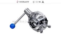China 3 INCH 1.4404 Sanitary Ball Valve manual butterfly type with pull handle for sale