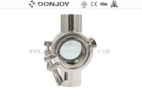 China Zero Dead Angle No Retention Sanitary Stainless Steel Sight Glass for sale