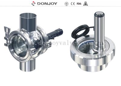 China Sus304 Sanitary Sight Glass With Ac110v Light Zero Dead Angle for sale