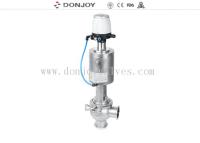 China SS 304 3 Inch Aseptic Pneumatic Reversing Regulating Valve with Single Seat EPDM Gakset for sale