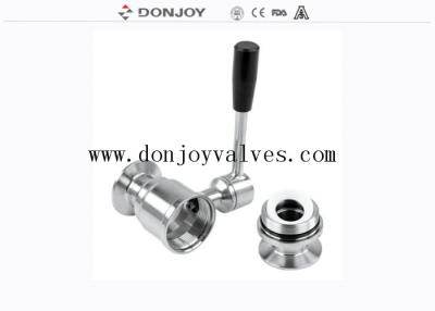 China SS316L DN100 2 Way Manual Directly Sanitary Ball Valve for sale